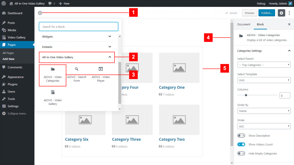 Displaying Categories (Gutenberg) • Plugins360